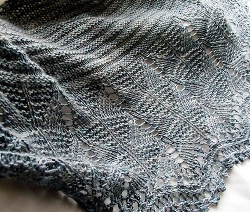 Ravelry: water's edge shawl pattern by Lori Law