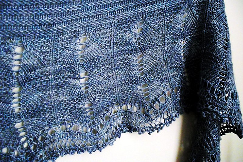 Ravelry: water's edge shawl pattern by Lori Law