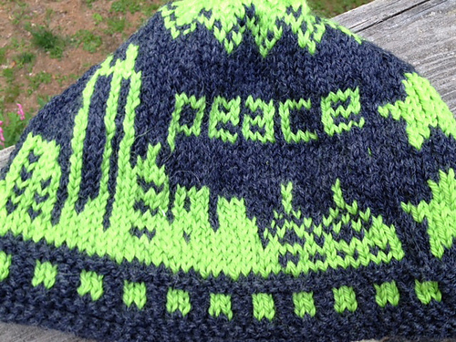 Ravelry: Boston Strong - The Peace Hat pattern by Lisa McFetridge