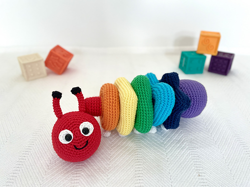 Ravelry: Caterpillar Stacking Toy pattern by Lindsey Roe