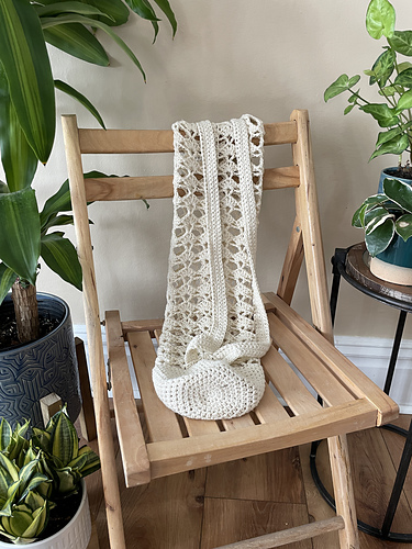 Ravelry: Ananda Yoga Mat Bag pattern by Lindsey Roe