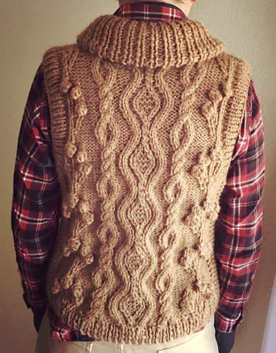 Ravelry: 214a-01 Collared Vest pattern by Pierrot (Gosyo Co., Ltd)