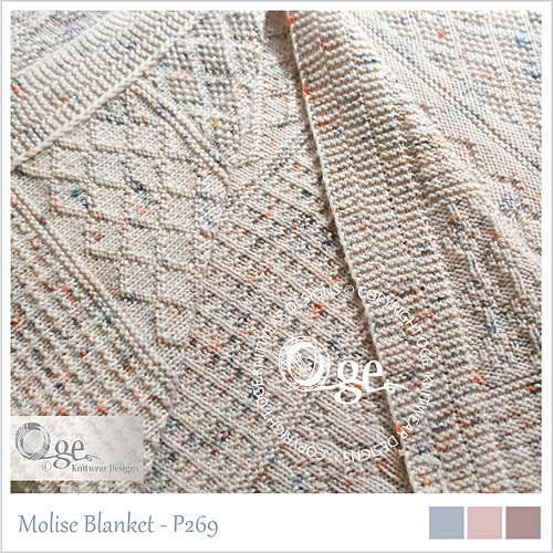 Ravelry: Molise Blanket - P269 pattern by OGE Knitwear Designs