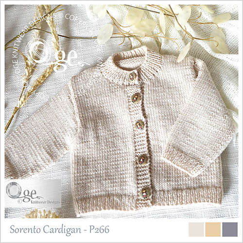 Ravelry: Sorento Cardigan - P266 pattern by OGE Knitwear Designs
