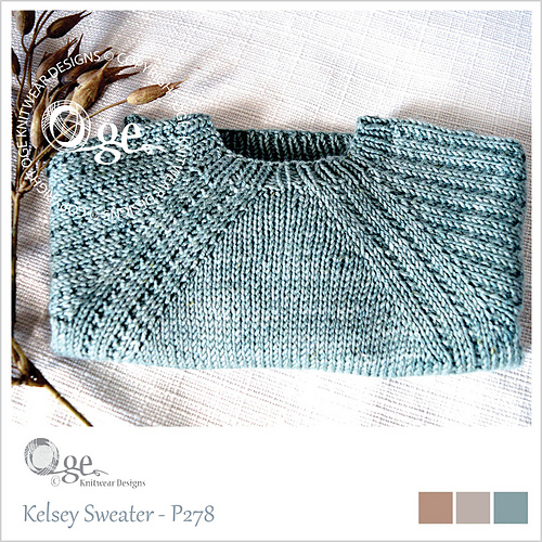 Ravelry: Kelsey Sweater - P278 pattern by OGE Knitwear Designs