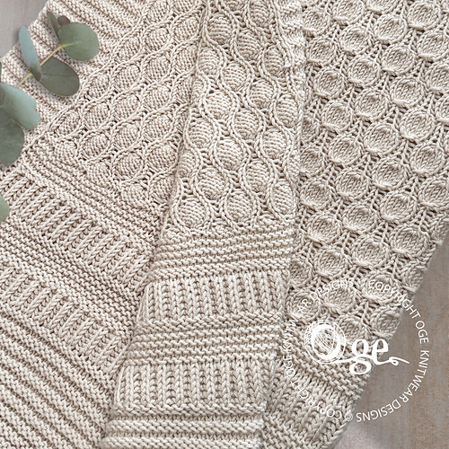Ravelry: Oliver Blanket - P281 (B) pattern by OGE Knitwear Designs