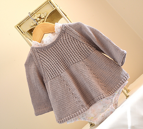 Ravelry: Tunic top with button up back pattern by OGE Knitwear Designs