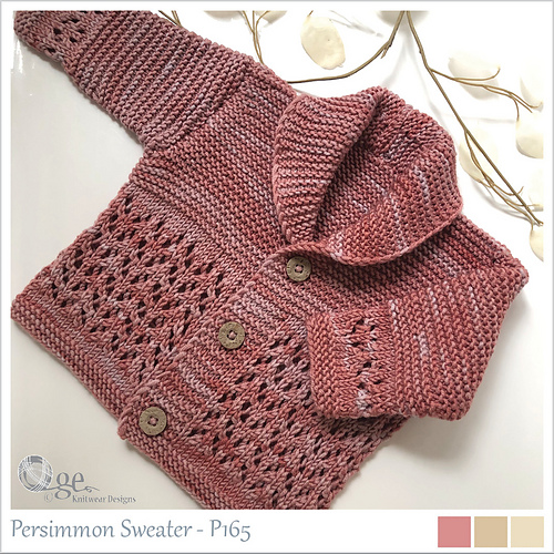 Ravelry: Persimmon Sweater - P165 pattern by OGE Knitwear Designs
