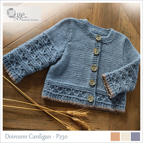 Ravelry: Doireann Cardigan - P230 pattern by OGE Knitwear Designs