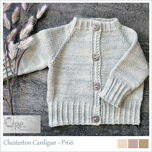 Ravelry: Chesterton Cardigan - P166 pattern by OGE Knitwear Designs