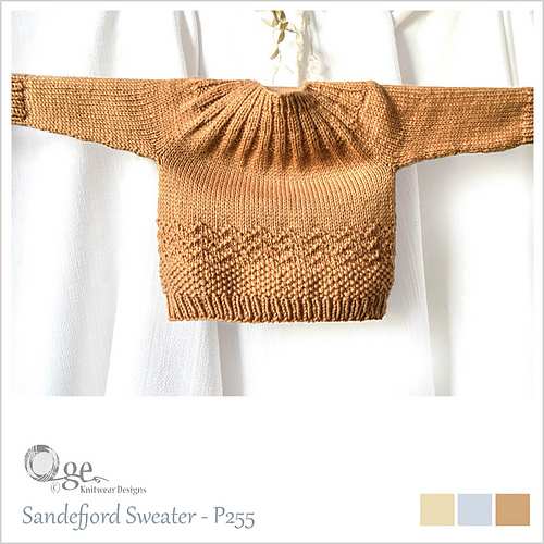 Ravelry: Sandefjord Sweater - P255 pattern by OGE Knitwear Designs
