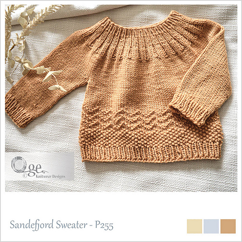 Ravelry: Sandefjord Sweater - P255 pattern by OGE Knitwear Designs