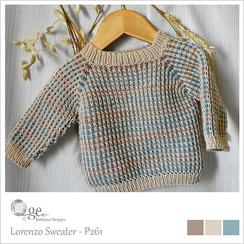 Ravelry: Lorenzo Sweater - P261 pattern by OGE Knitwear Designs