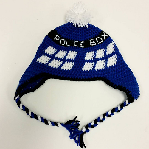 Ravelry: Adult Laplander Hat (TARDIS style) pattern by Laurie S ...