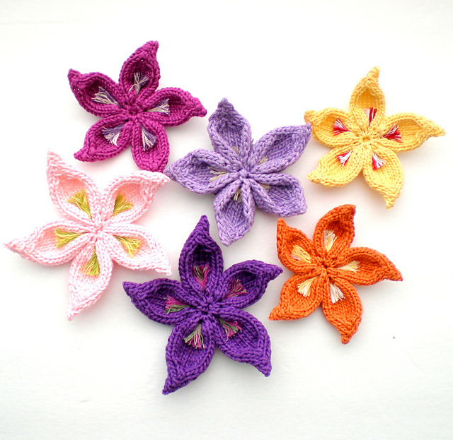 Ravelry: Sakura Flower pattern by Ohmay Designs