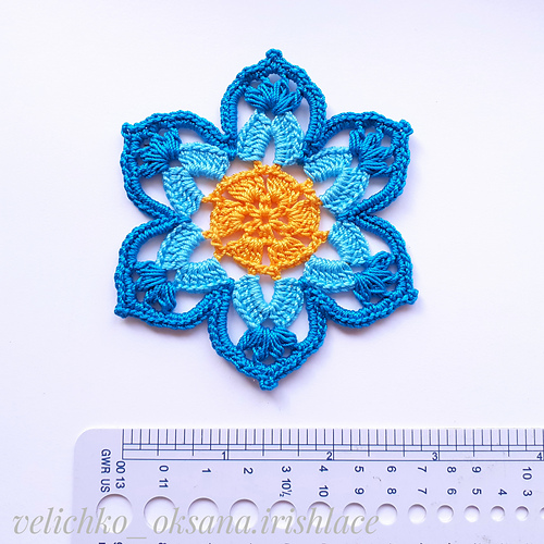 Ravelry: Beautiful crochet flower pattern by Oksana Velychko