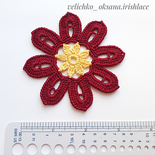 Ravelry: Beautiful crochet flower pattern by Oksana Velychko