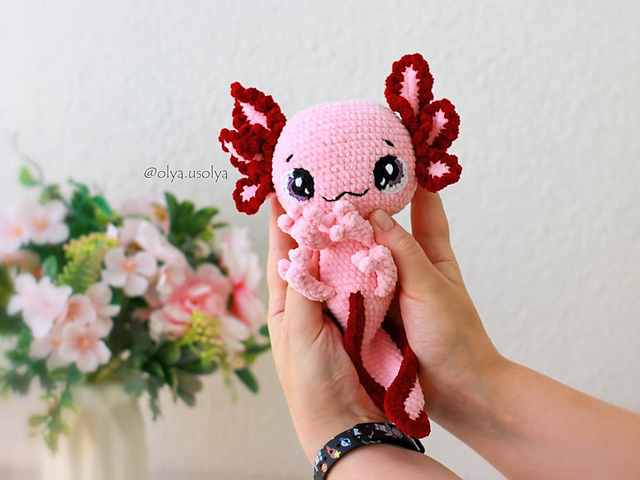 Ravelry: Axolotl Finn pattern by Olya Usoltseva