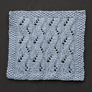 Ravelry: omiegosh's Blue Lacy Mock Cable