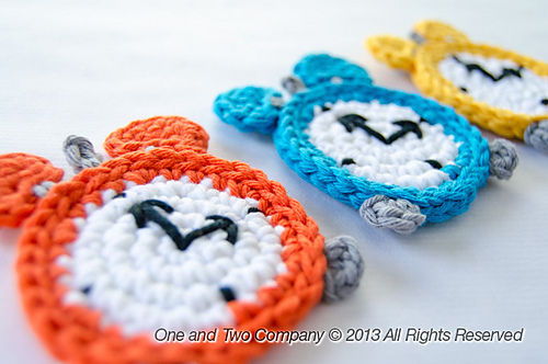 Ravelry: Alarm Clock Applique pattern by Carolina Guzman