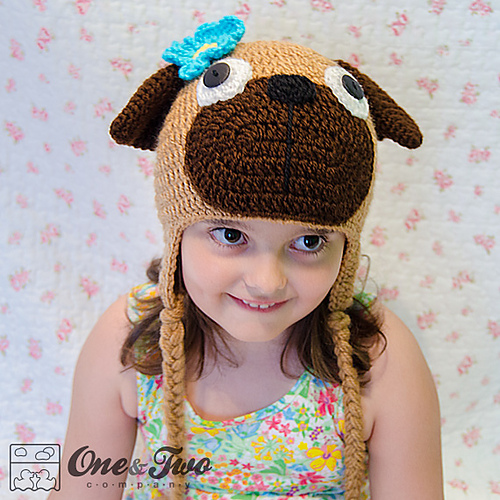Ravelry: Puppy Pug Hat pattern by Carolina Guzman