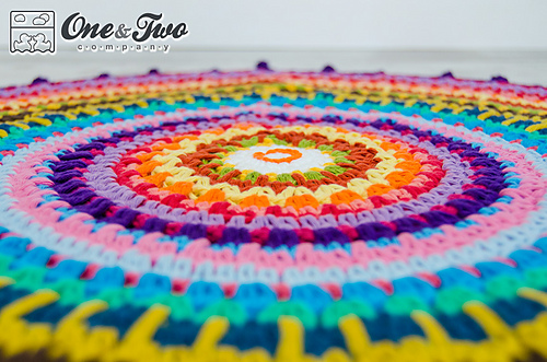 Ravelry: Colorful Rug pattern by Carolina Guzman