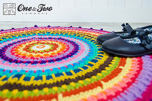 Ravelry: Colorful Rug pattern by Carolina Guzman