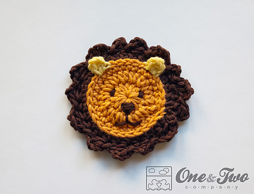 Ravelry: Lion Applique pattern by Carolina Guzman