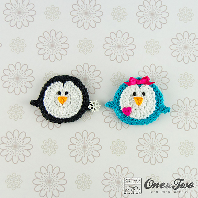 Ravelry: Penguin Applique pattern by Carolina Guzman
