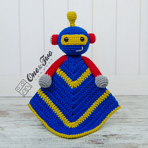 Ravelry: Robby the Robot Lovey pattern by Carolina Guzman