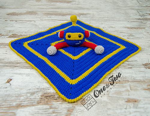 Ravelry: Robby the Robot Lovey pattern by Carolina Guzman