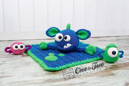 Ravelry: Mel the Monster lovey pattern by Carolina Guzman