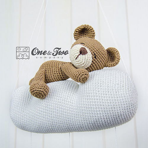 Ravelry: Sweet Dreams Bear Mobile pattern by Carolina Guzman