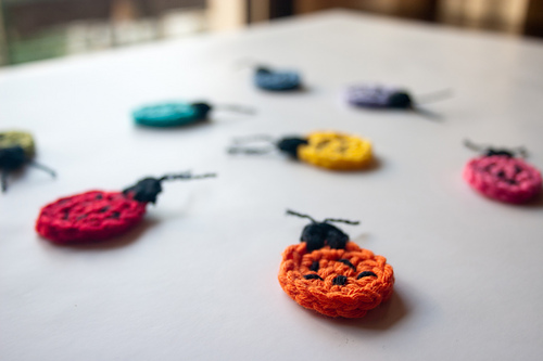 Ravelry: Ladybug Applique pattern by Carolina Guzman