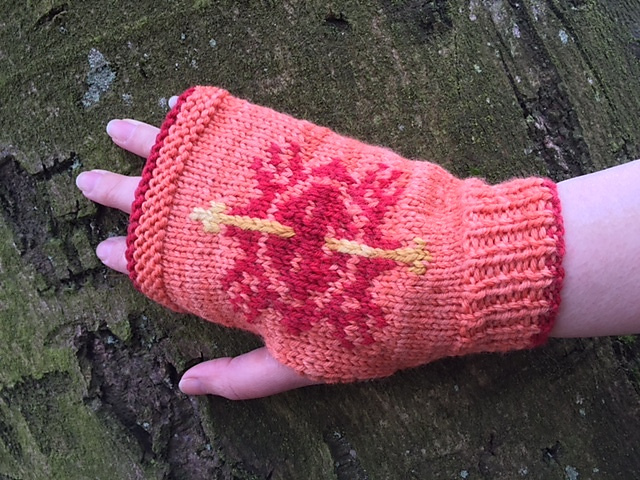 Ravelry: Game of Thrones: House Martell Mitts Kit pattern by Anna ...