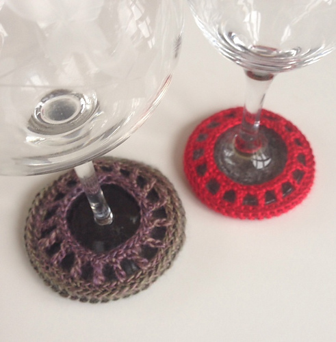 Ravelry: Wine Glass Coaster Collection pattern by Paisley