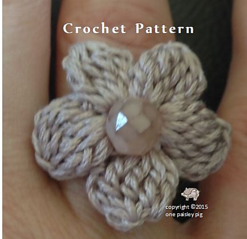 Ravelry: Daisy & Rose Flower Rings pattern by Paisley
