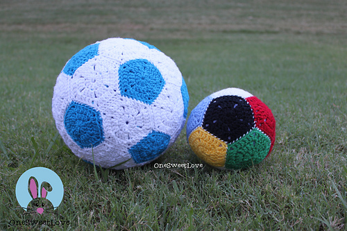 Ravelry: Soccer and Olympic Ball pattern by Carmina Esquivel