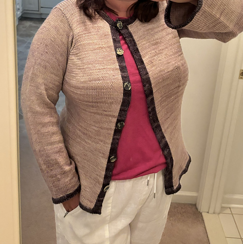 Ravelry: The Off-Kilter Cardi pattern by Andrea Chang