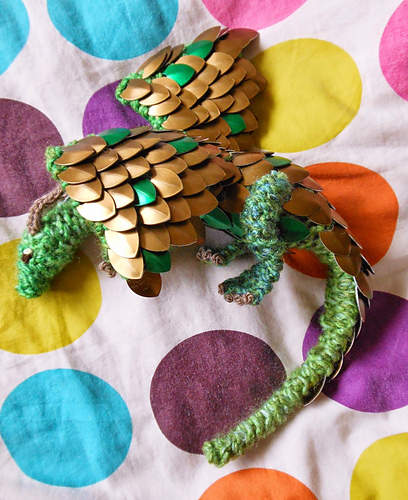 Ravelry: Scale Mail Dragon pattern by CraftyMutt