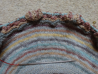 Ravelry: organisedknots' Slartibartfast's Baroque Knitting (handspun)
