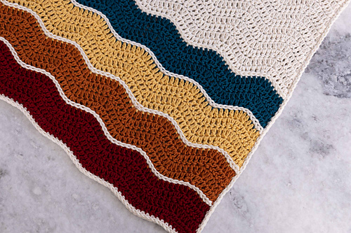 Ravelry: Wavy Baby Blanket pattern by Kaitlin Barthold