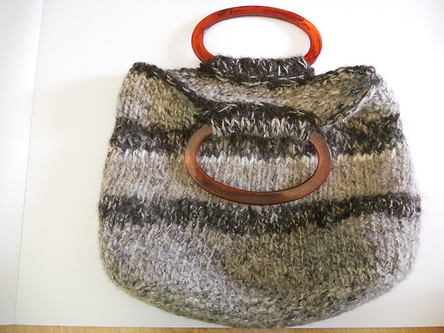 Ravelry: Easy Felted Knitting Bag pattern by Anna D