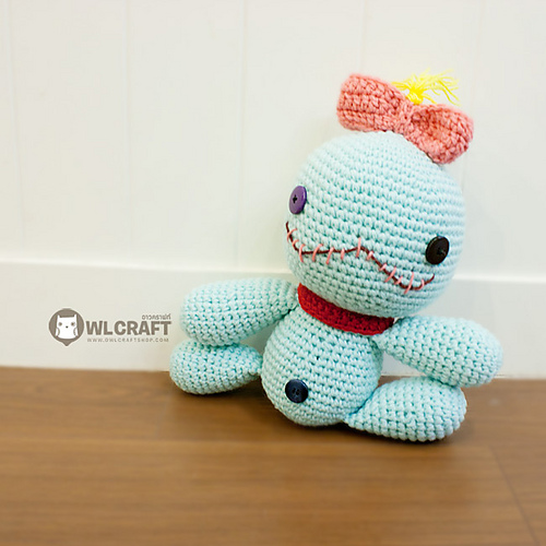 Ravelry: 15 in. Scrump Lilo & Stitch Crochet Doll pattern by Nikki Crafter