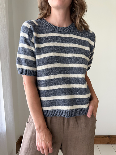 Ravelry: Lakes Stripe Tee pattern by Ozetta : Hailey Smedley