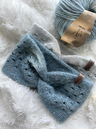 Ravelry: Rain Drops Headband pattern by Linda Ozoliņa