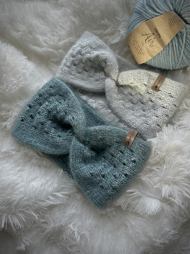 Ravelry: Rain Drops Headband pattern by Linda Ozoliņa