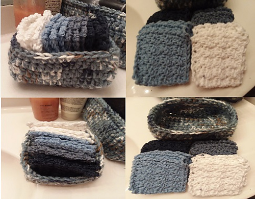 Ravelry: Mini facial scrubbie set pattern by Paige Buffone