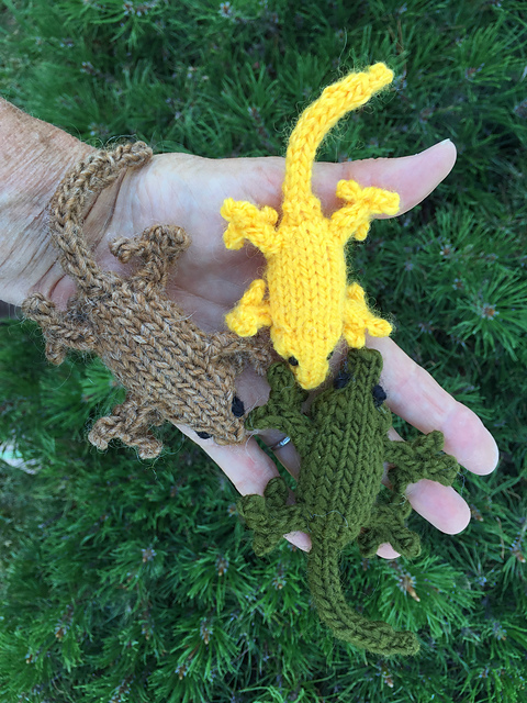 Ravelry: Knitted Gecko Lizards pattern by Ilana R. Marks