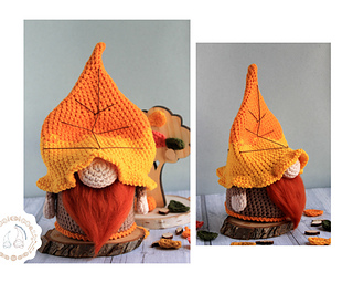Ravelry: Autumn Fall Leaf gnome pattern by Nazeli Tadevosyan